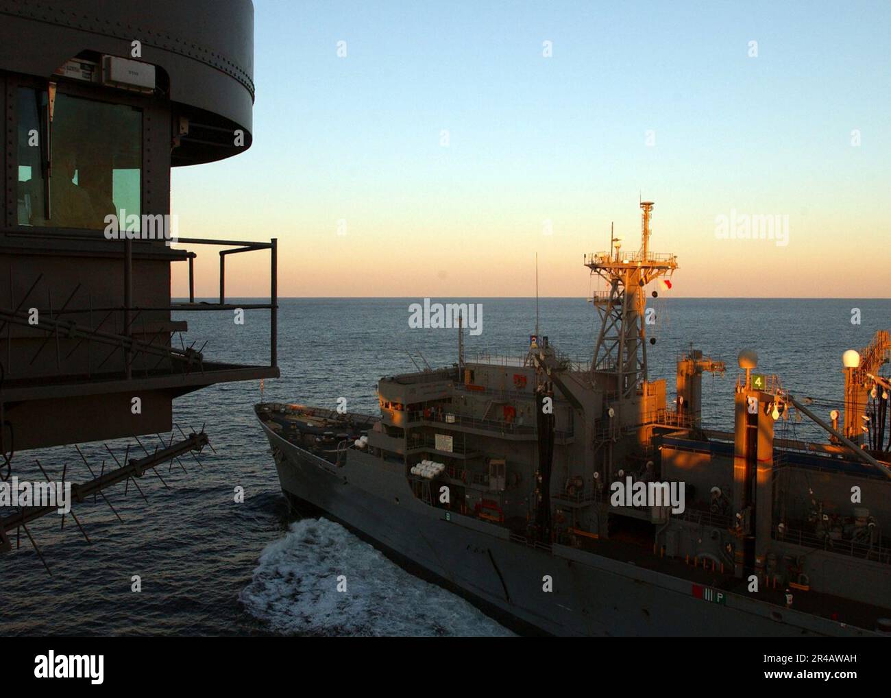 US Navy The Military Sealift Command (MSC) fast combat support ship USNS Supply (T-AOE 6), pulls ...