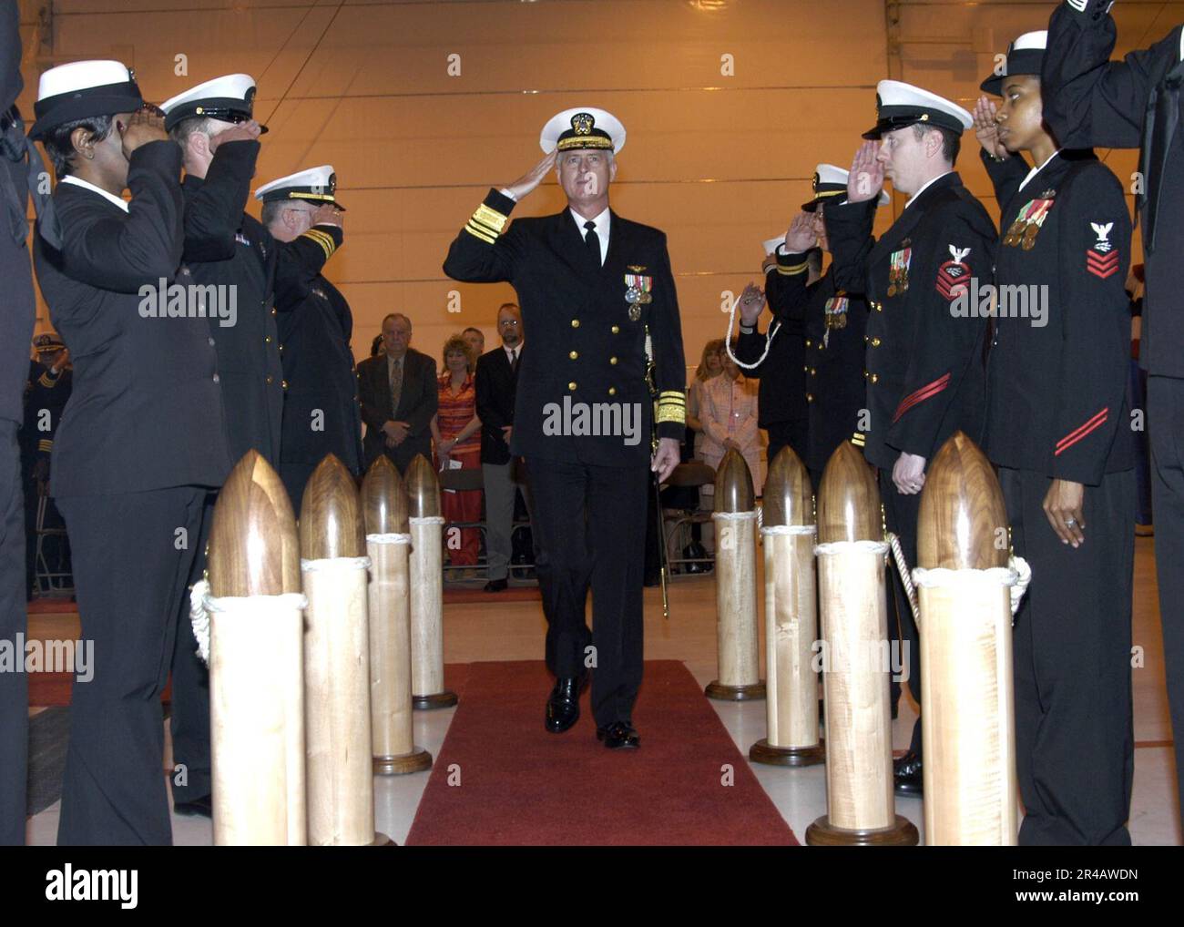 US Navy Commander, Naval Network Warfare Command, Vice Adm. James D ...
