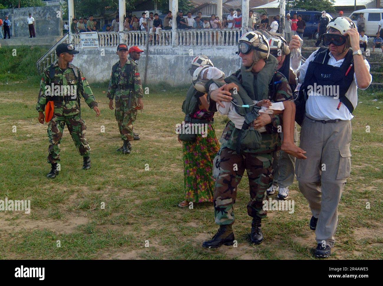 US Navy Chief Hospital Corpsman assigned to the Military Sealift ...