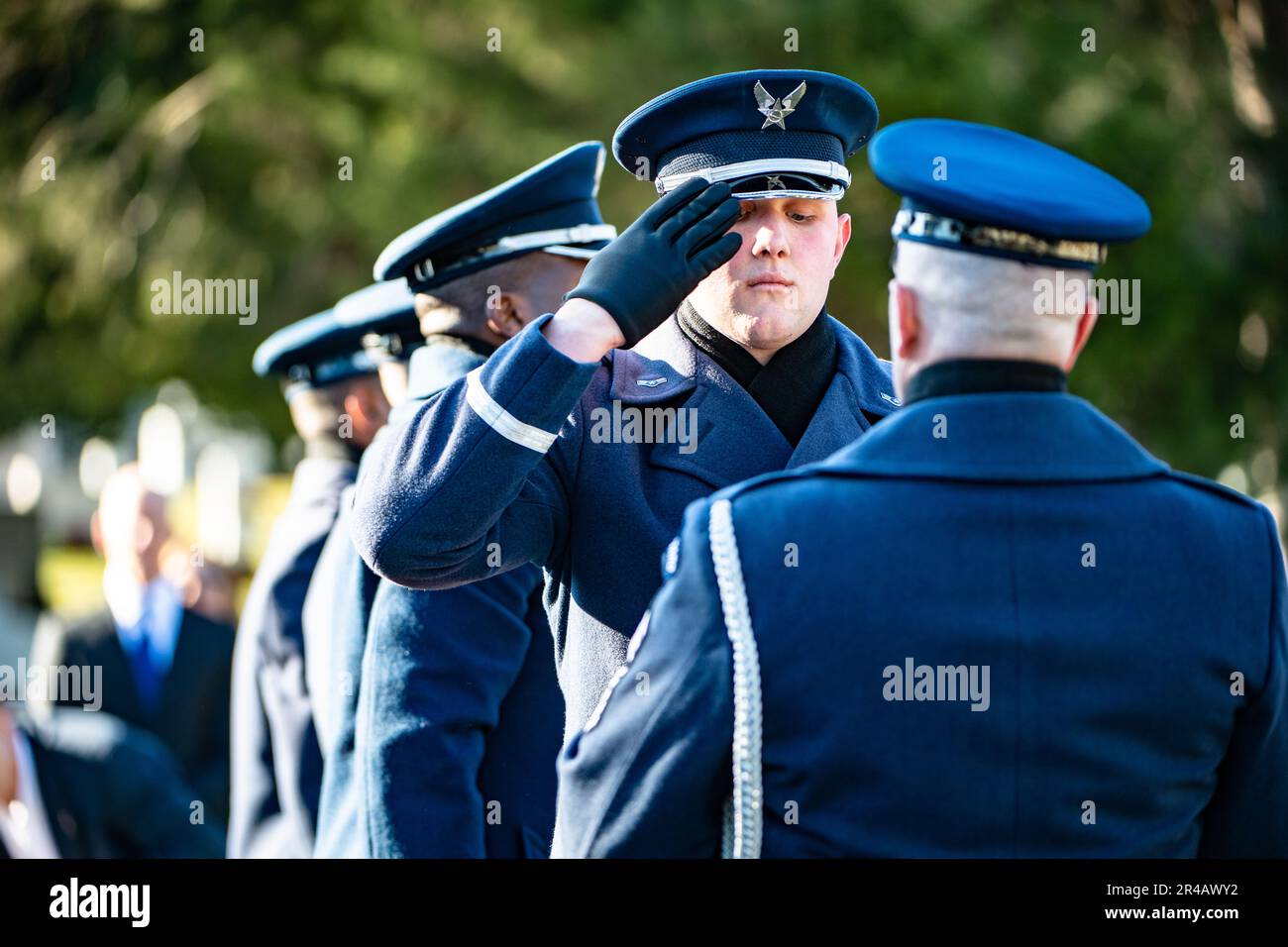 The U.S. Air Force Honor Guard, the U.S. Air Force Ceremonial Brass ...