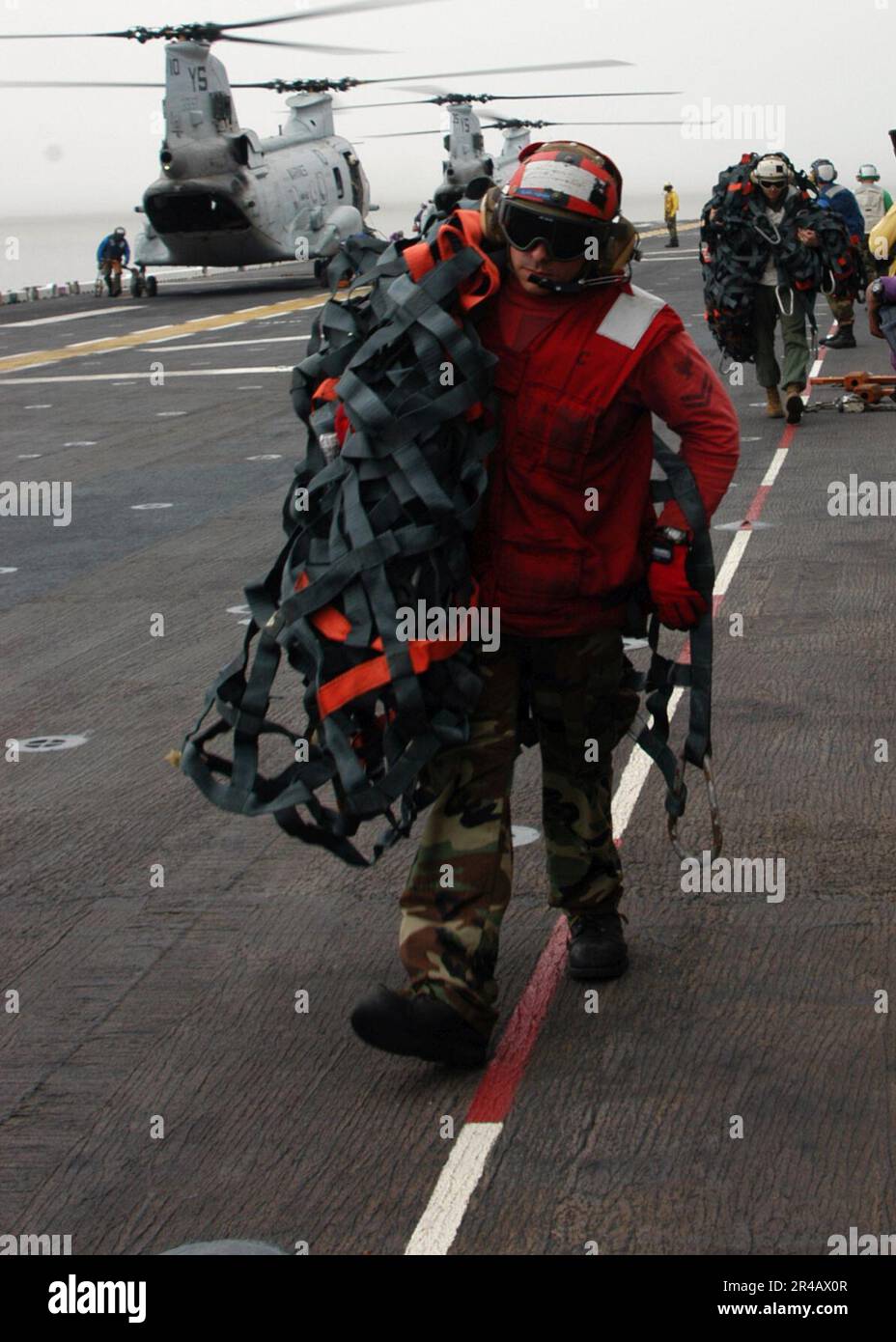 US Navy Marines assigned to the 26th Marine Expeditionary Unit (MEU ...