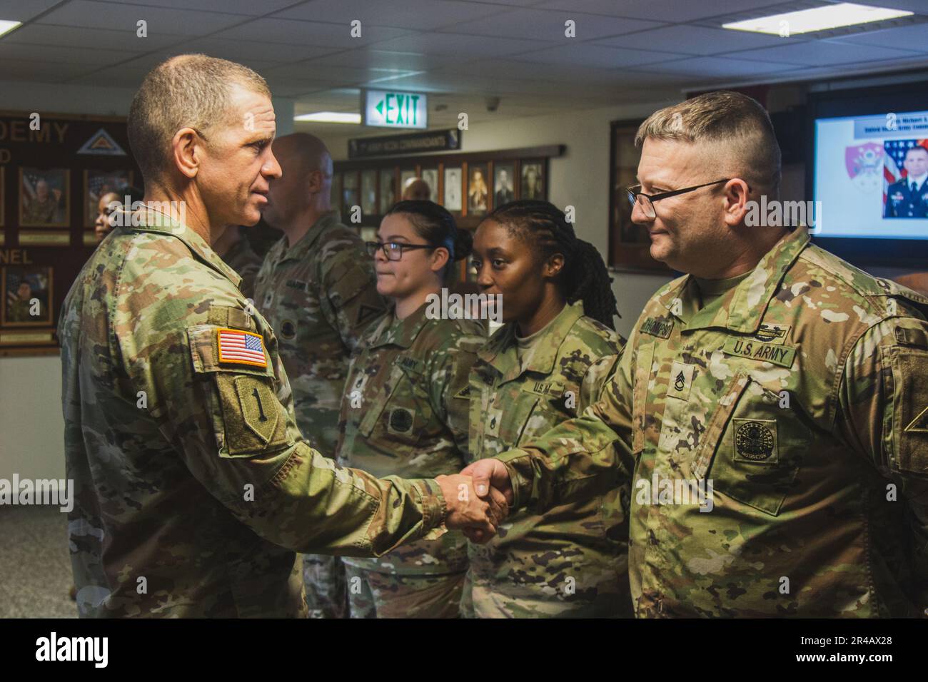 Sergeant Major of the Army, Michael A. Grinston, came to the 7th Army ...