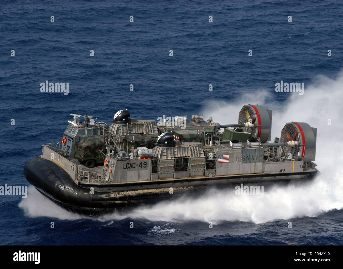 US Navy A Landing Craft Air Cushion (LCAC) assigned to Assault Craft ...