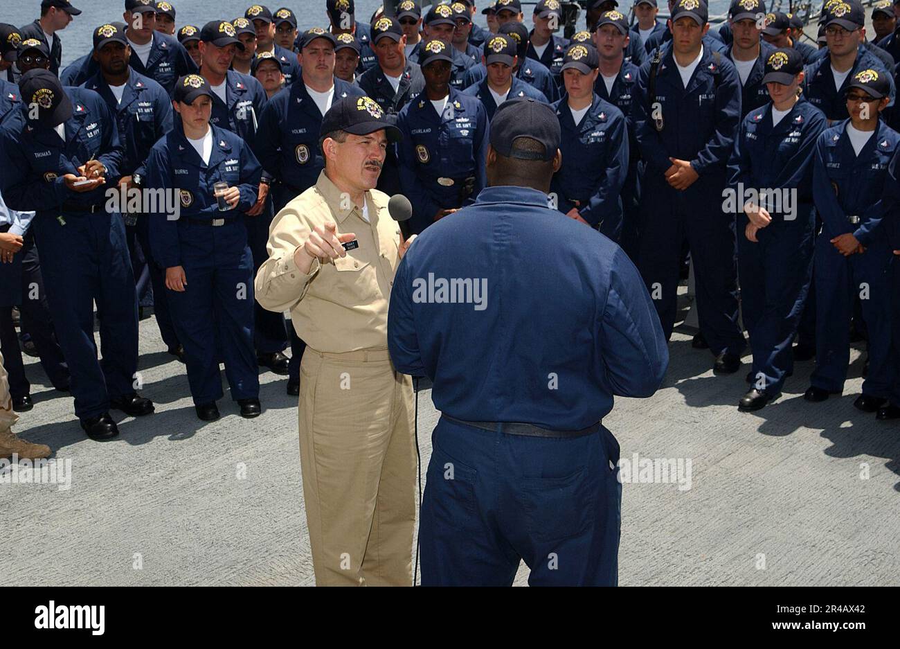 US Navy Master Chief Petty Officer of the Navy (MCPON) Terry Scott ...