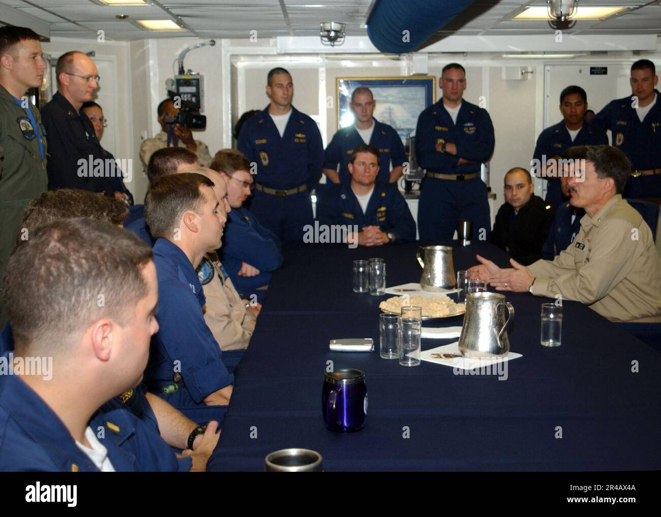 US Navy Master Chief Petty Officer of the Navy (MCPON) Terry Scott ...