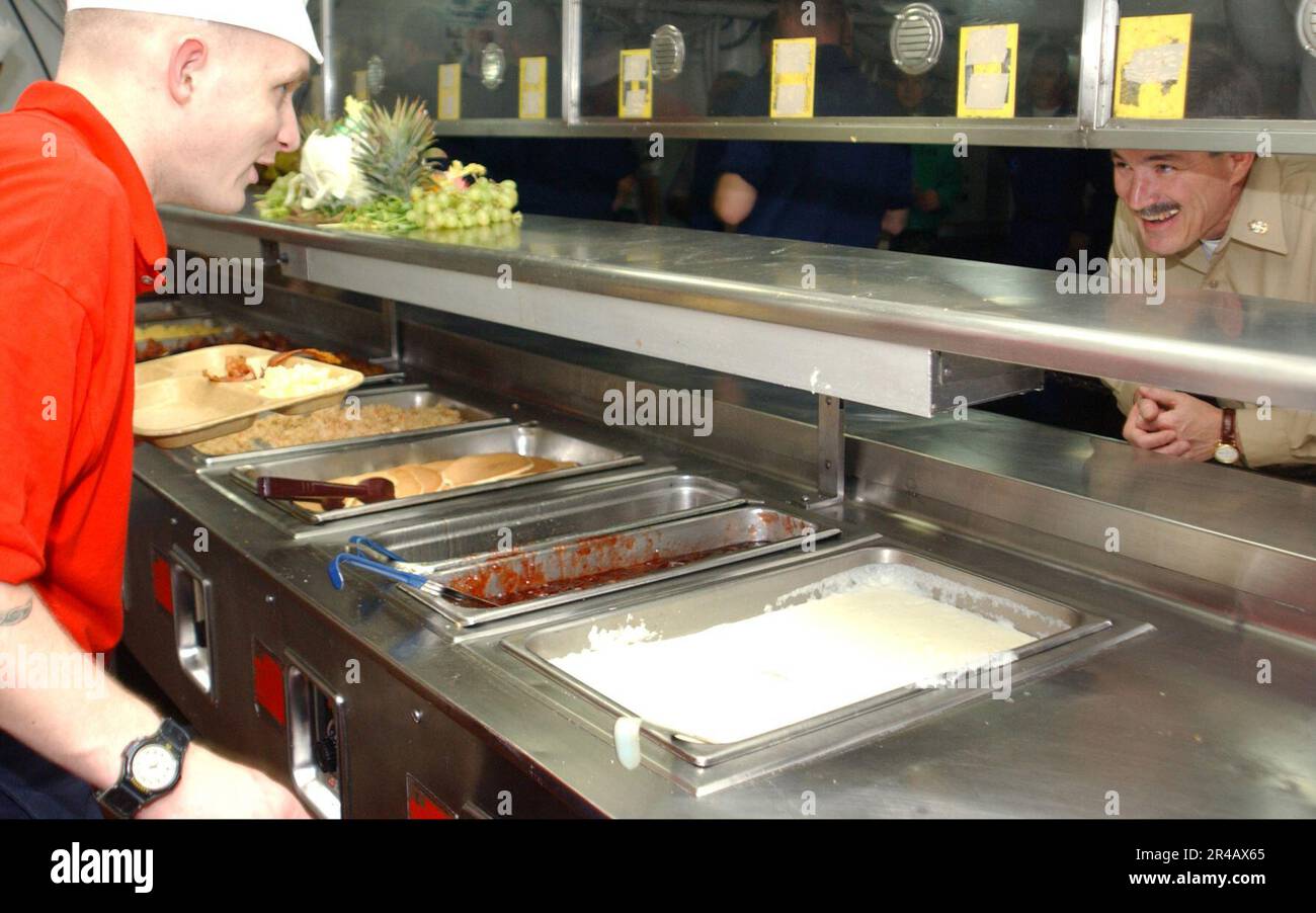 US Navy Master Chief Petty Officer of the Navy (MCPON) Terry Scott ...