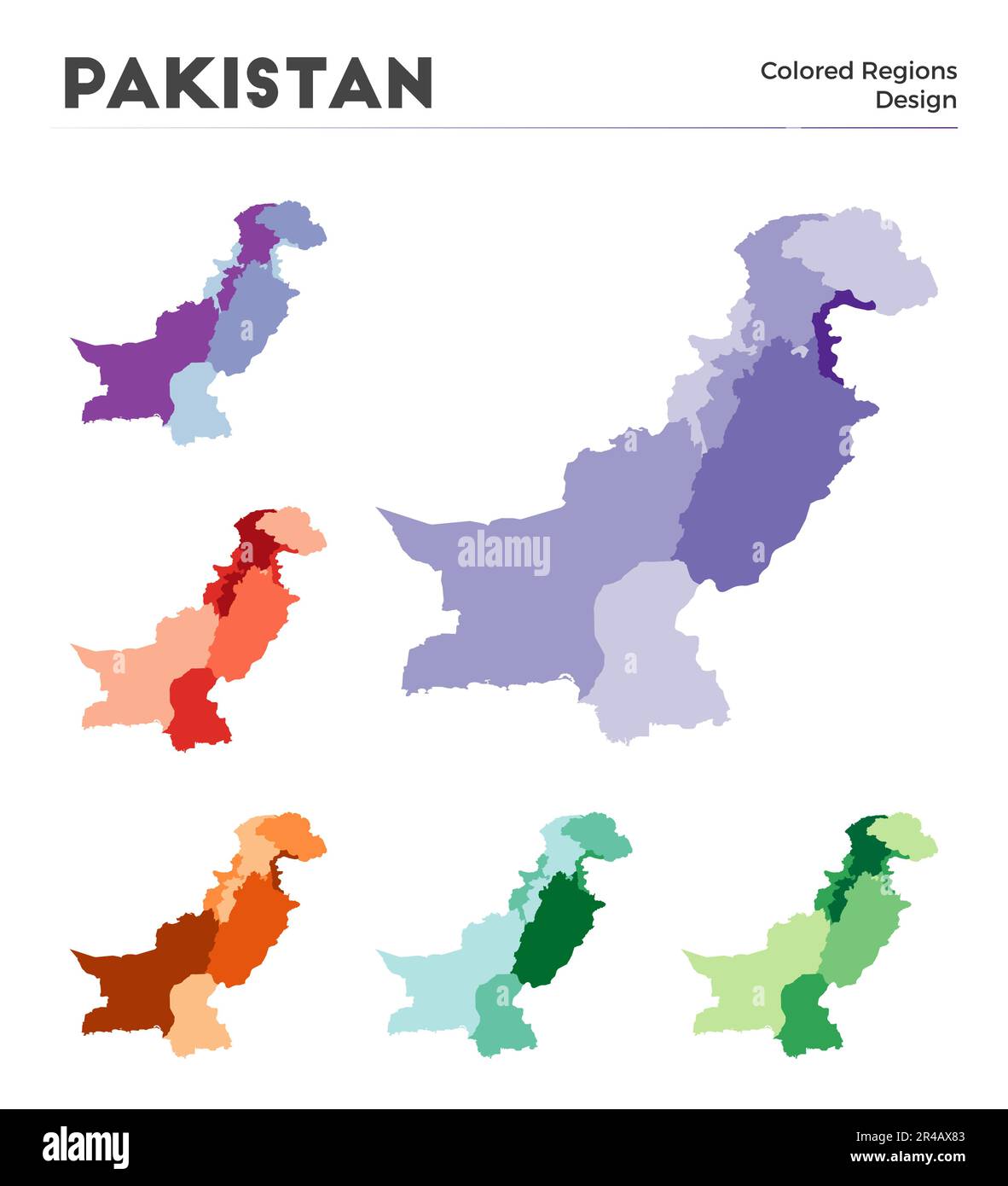 Pakistan map collection. Borders of Pakistan for your infographic ...
