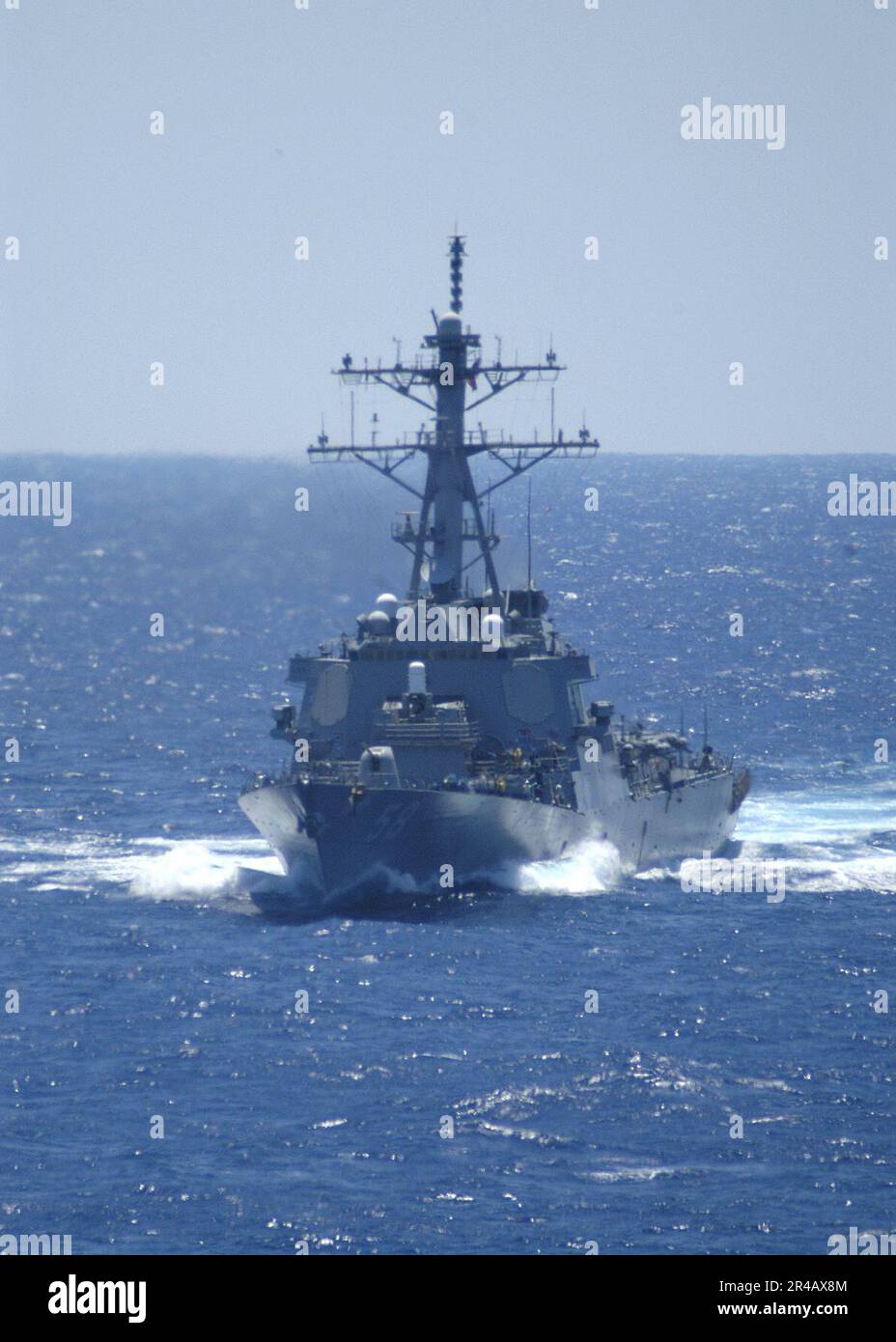 US Navy The guided missile destroyer USS Laboon (DDG 58) steams south ...