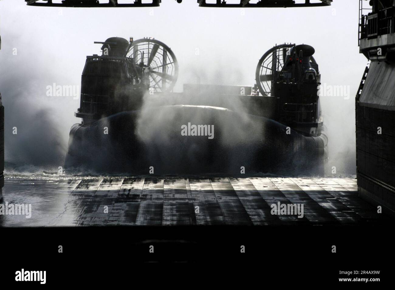 US Navy A Landing Craft, Air Cushion (LCACs), assigned to Assault Craft ...