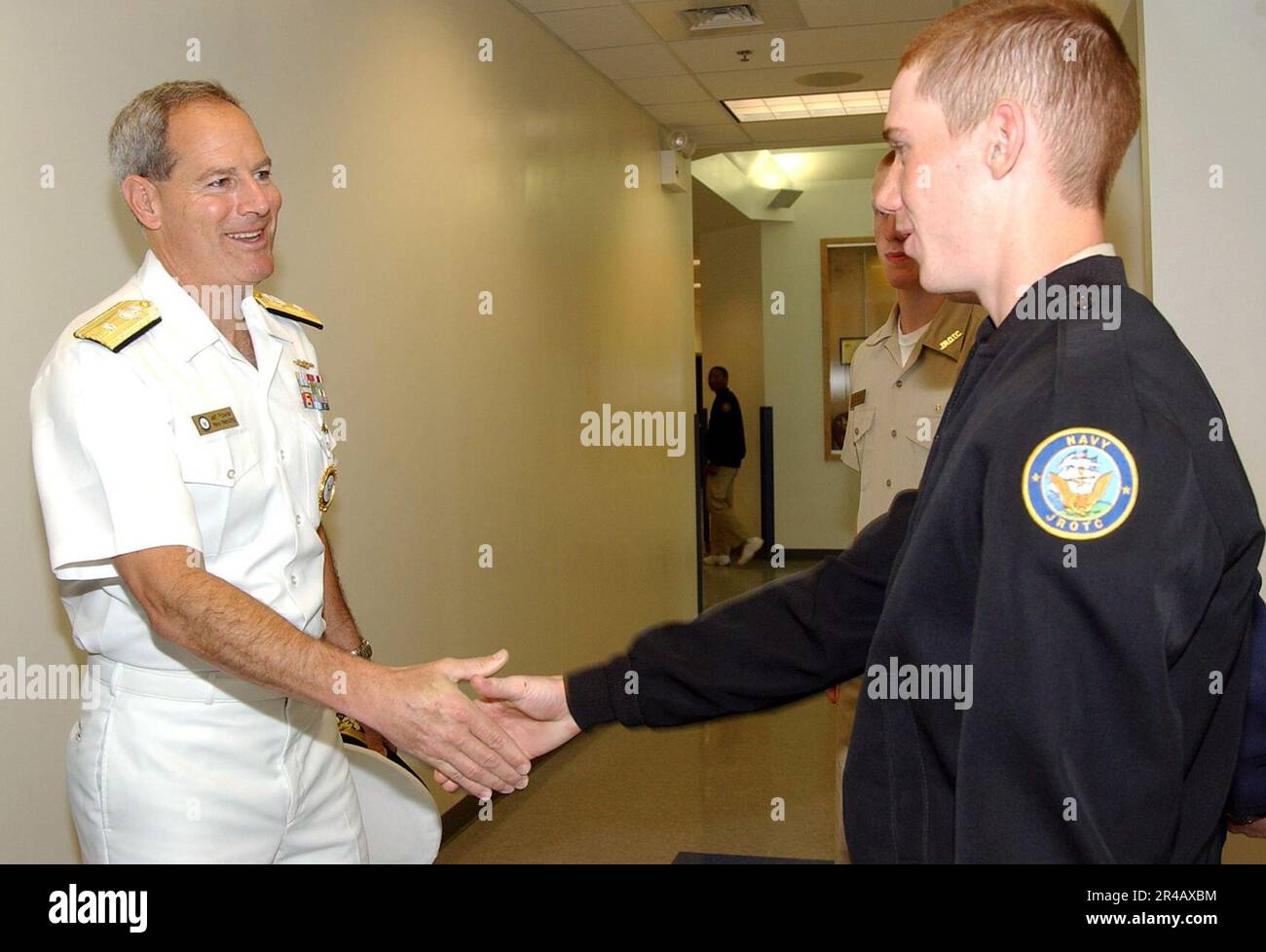 US Navy Commander, Navy Recruiting Command, Rear Adm. Jeffrey Fowler ...