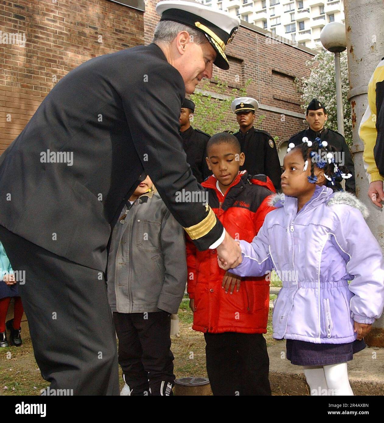 US Navy Commander, Navy Recruiting Command, Rear Adm. Jeffrey Fowler ...