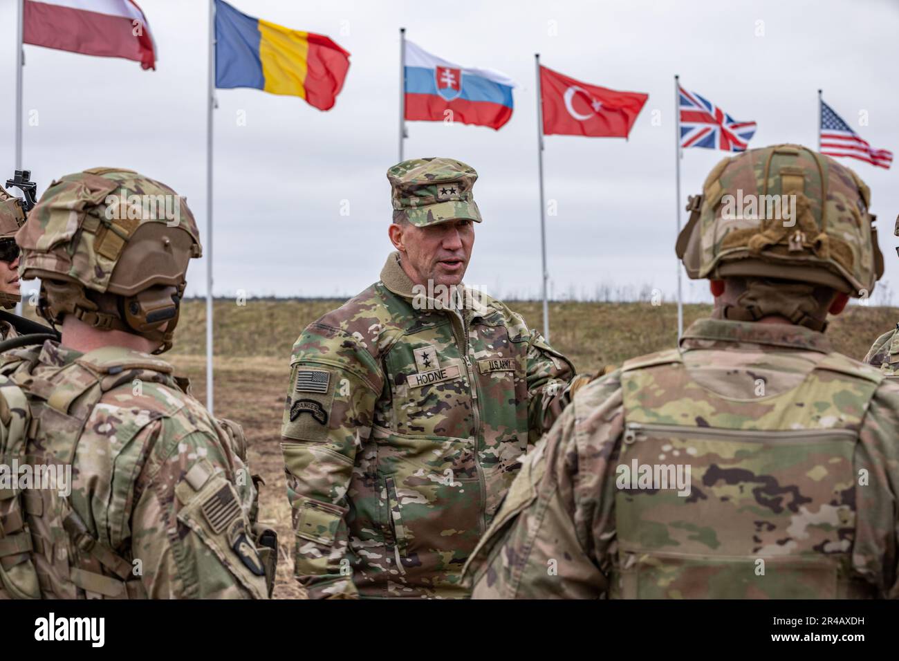 U.S. Army Maj. Gen. David Hodne, commanding general, 4th Infantry ...