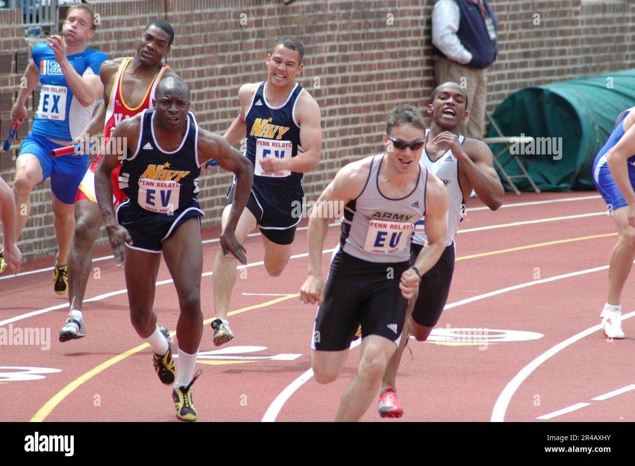 US Navy The Army-Navy rivalry takes to the track in the 4X100 relay ...