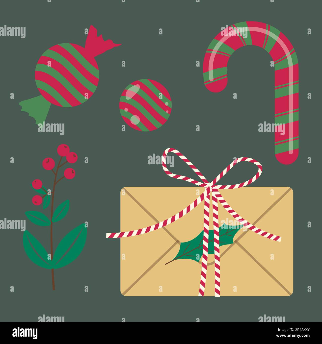 Traditional christmas sweets in Stock Vector Images - Alamy