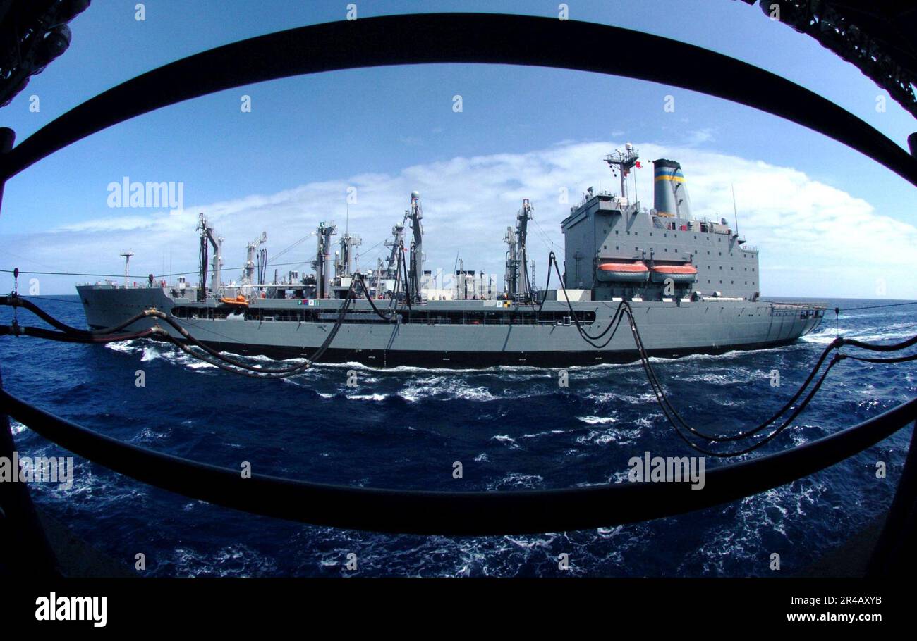 US Navy The Military Sealift Command (MSC) underway replenishment oiler ...