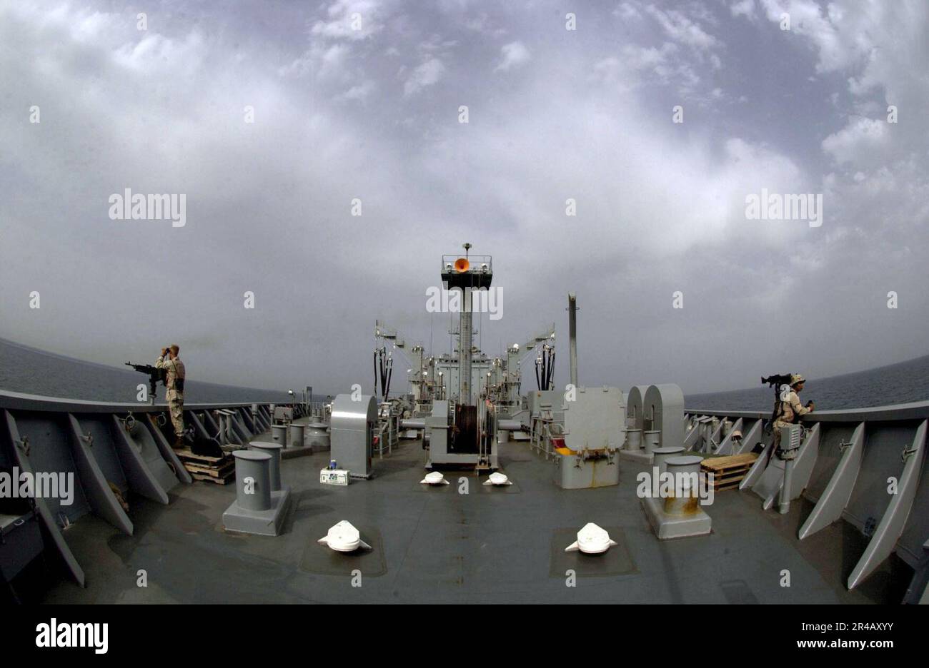 US Navy Master-at-Arms assigned to Mobile Security Detachment Two Four ...