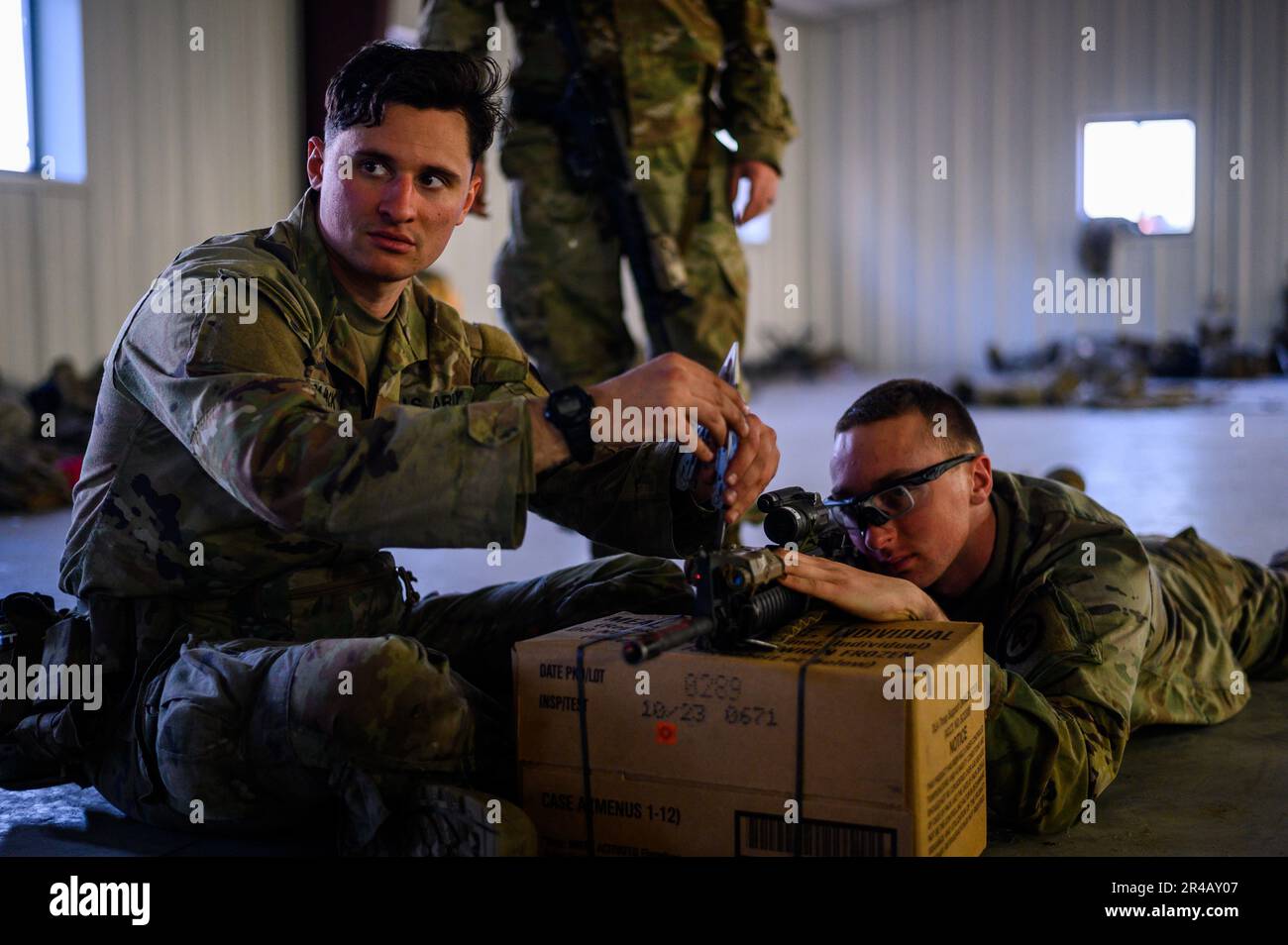 U.S. Army Staff Sgt. Joseph Garback, with Bravo Company, 1st Battalion ...