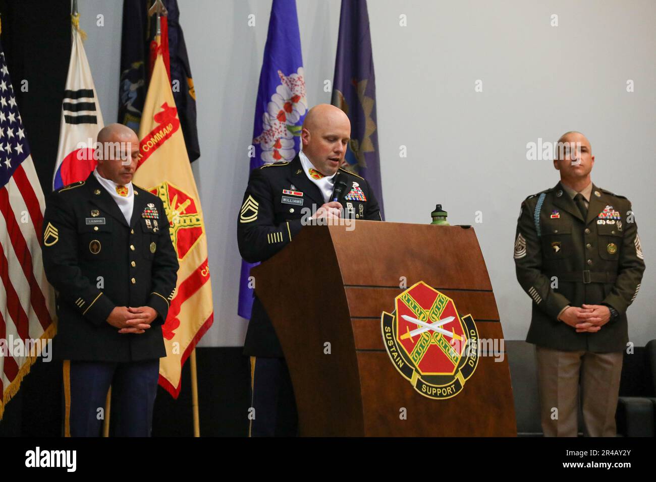 United States Army Garrison Yongsan-Casey Command Sgt. Maj. Wayne ...