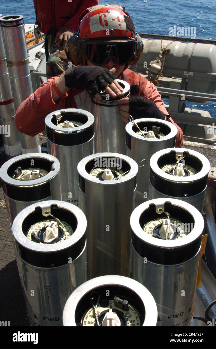 US Navy Aviation Ordnanceman 2nd Class assigned to Weapons Department ...