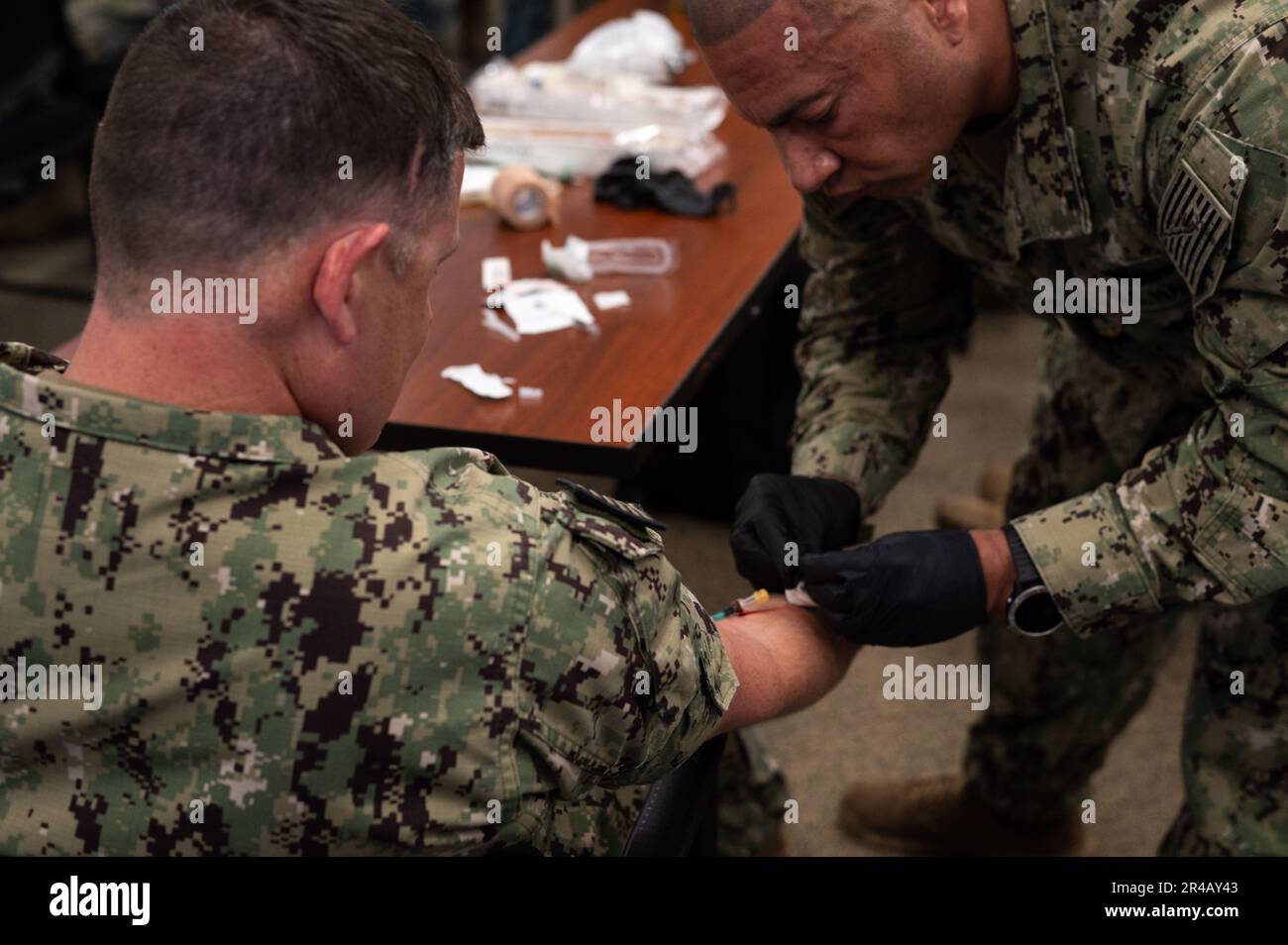 Chief Hospital Corpsman Victor Suanier right, Naval Medical Forces ...