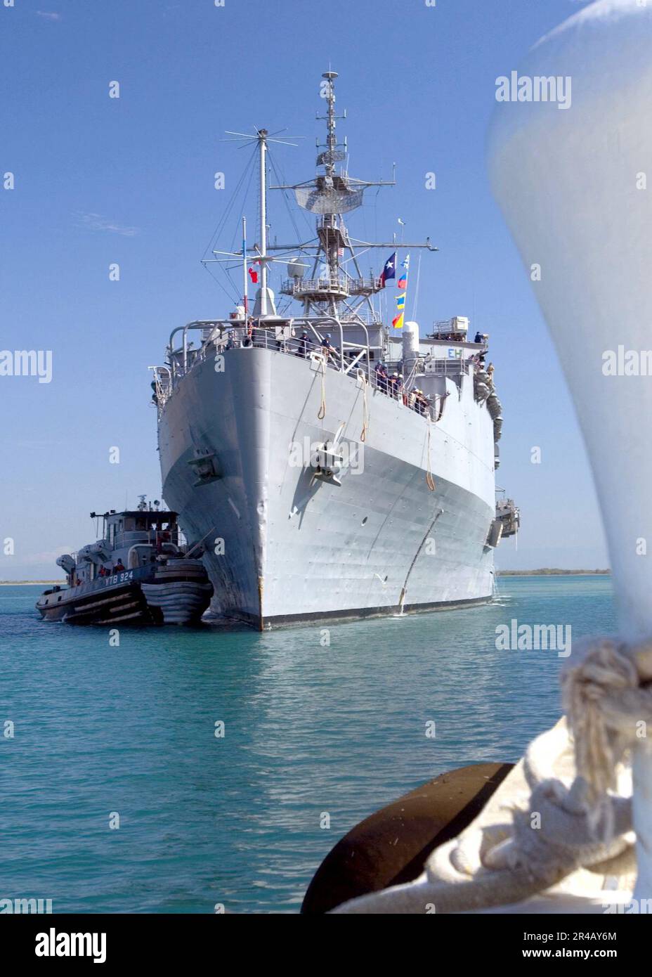 US Navy The amphibious transport dock ship USS Austin (LPD 4), is ...
