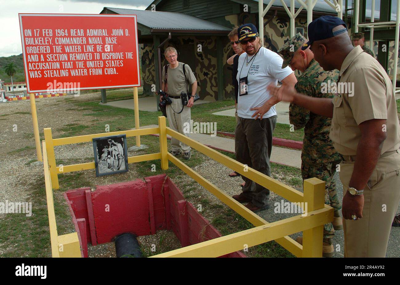 US Navy Commander, U.S. Naval Base, Guantanamo Bay, Capt. L. J. McCoy ...