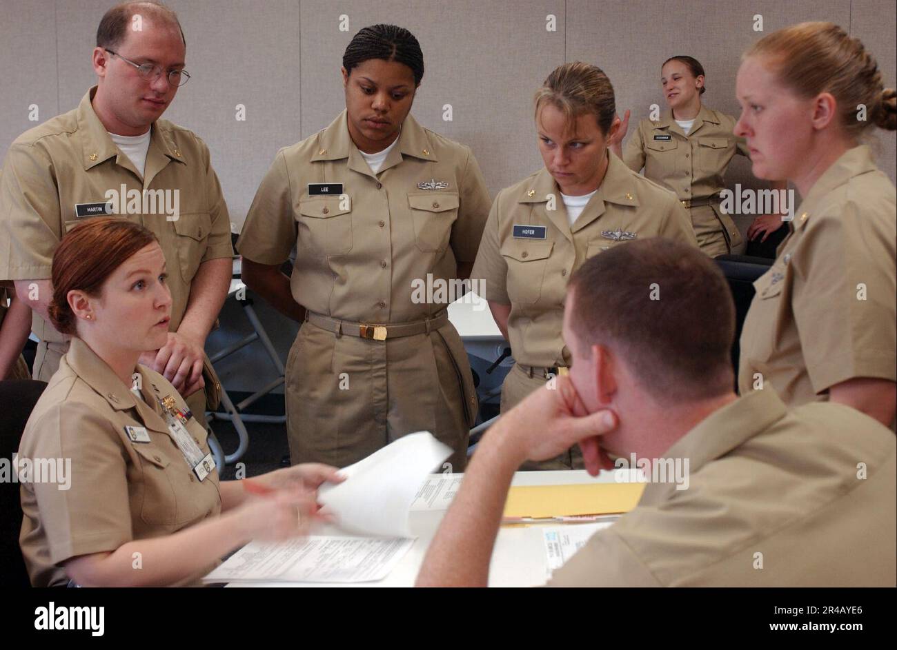 US Navy Lt. navigation instructor at the Naval Science Institute (NSI ...