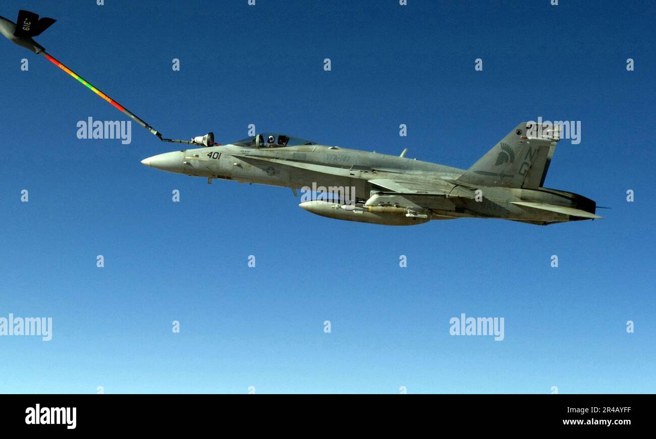 US Navy An F-A-18C Hornet, assigned to the Argonauts of Strike Fighter ...