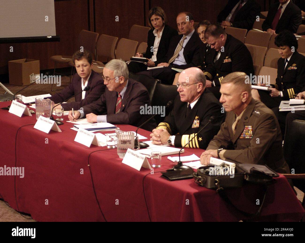 US Navy The Navy and Marine Corps leadership testifies before the Base ...