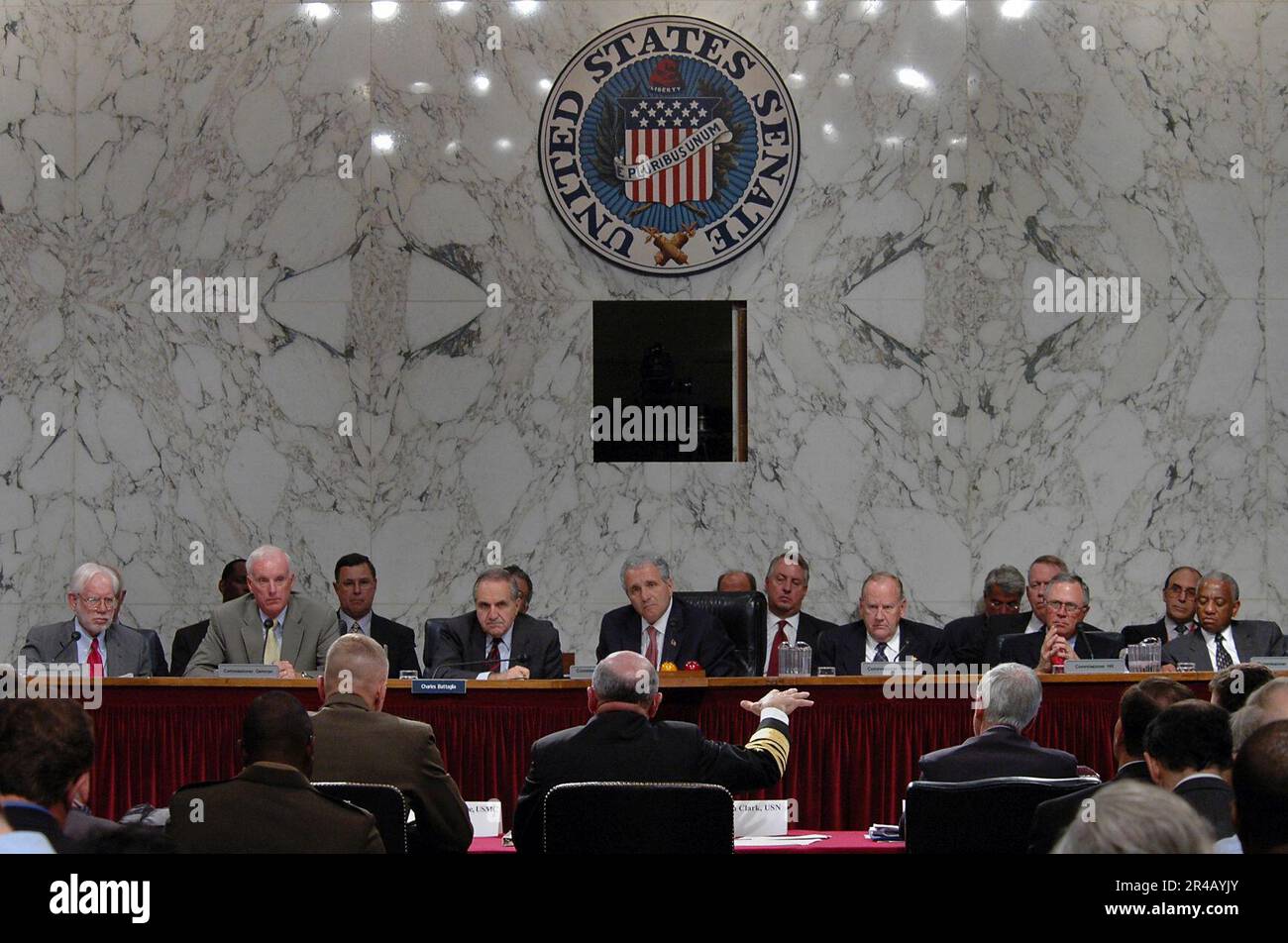 US Navy Members of the Defense Base Closure and Realignment Commission ...