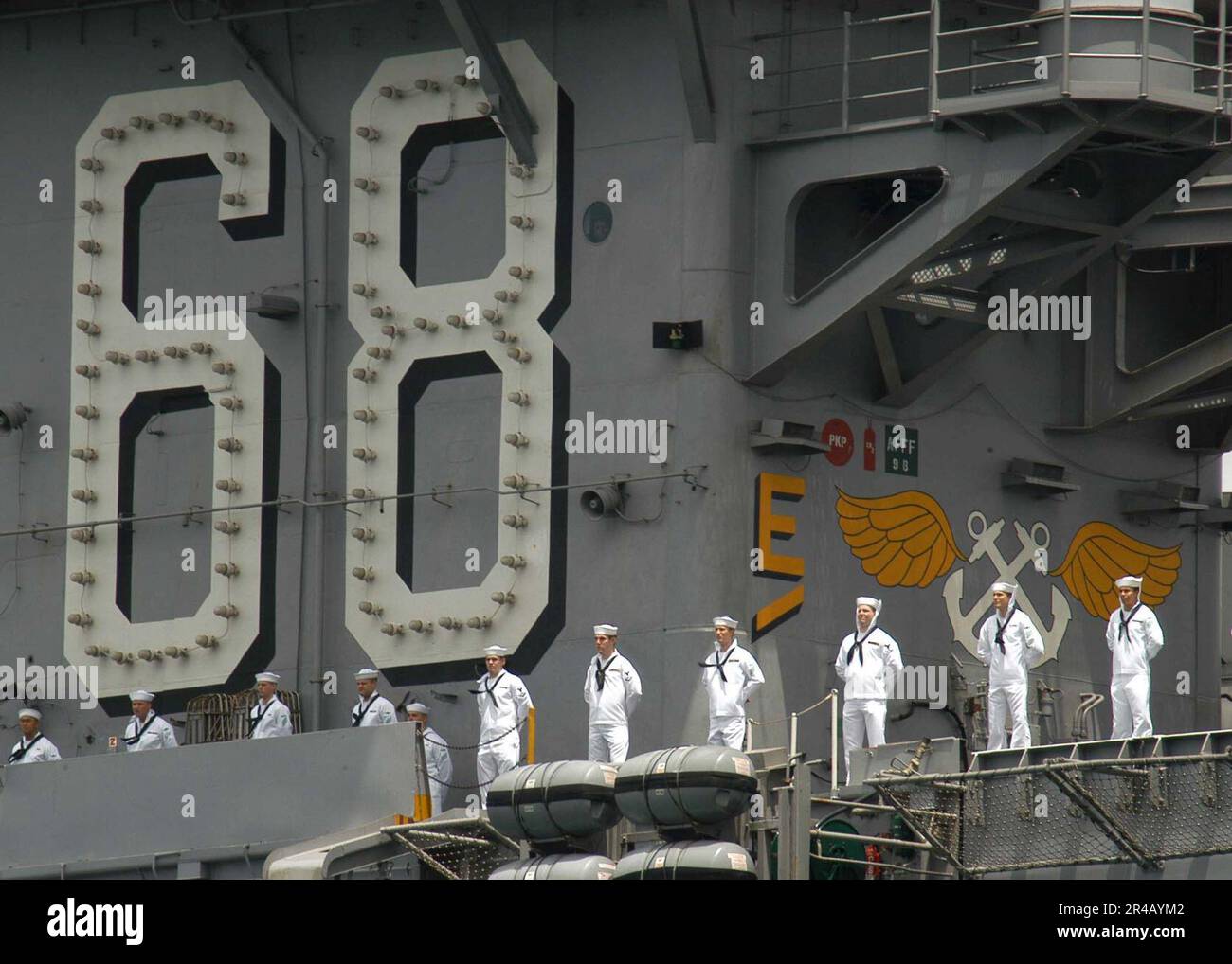US Navy The nuclear-powered aircraft carrier USS Nimitz (CVN 68) pulls into Pearl Harbor for a ...