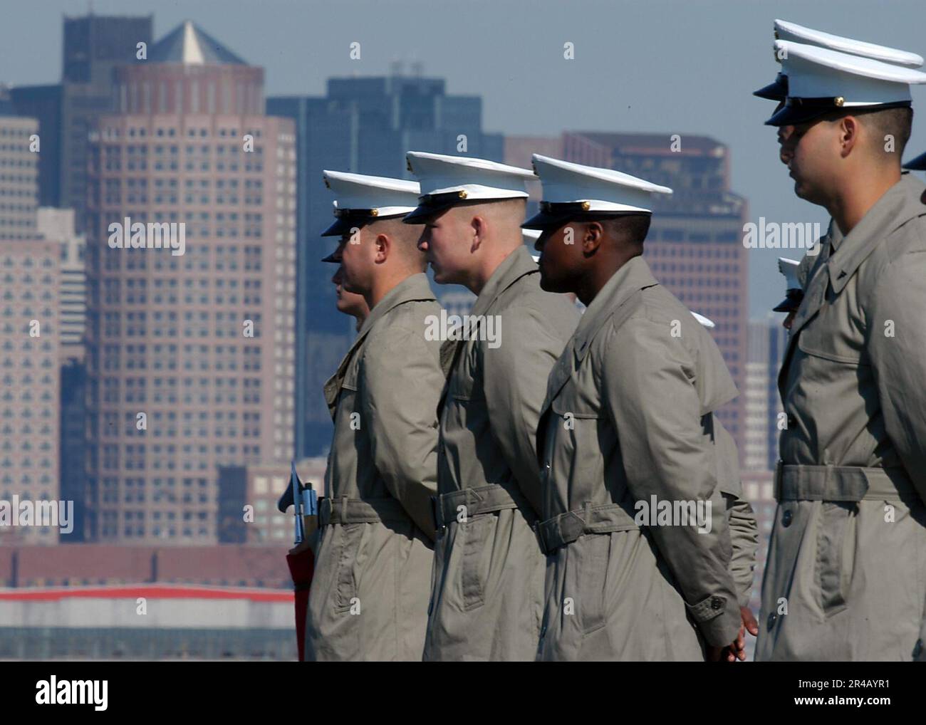 US Navy U.S. Marines assigned to Marine Expeditionary Unit Two Four ...