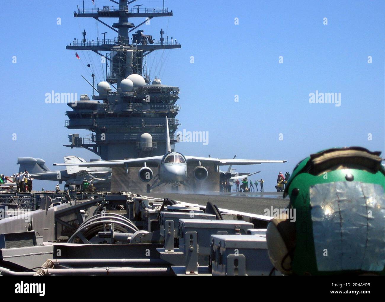 US Navy An S-3B Viking, assigned to the Shamrocks of Sea Control ...