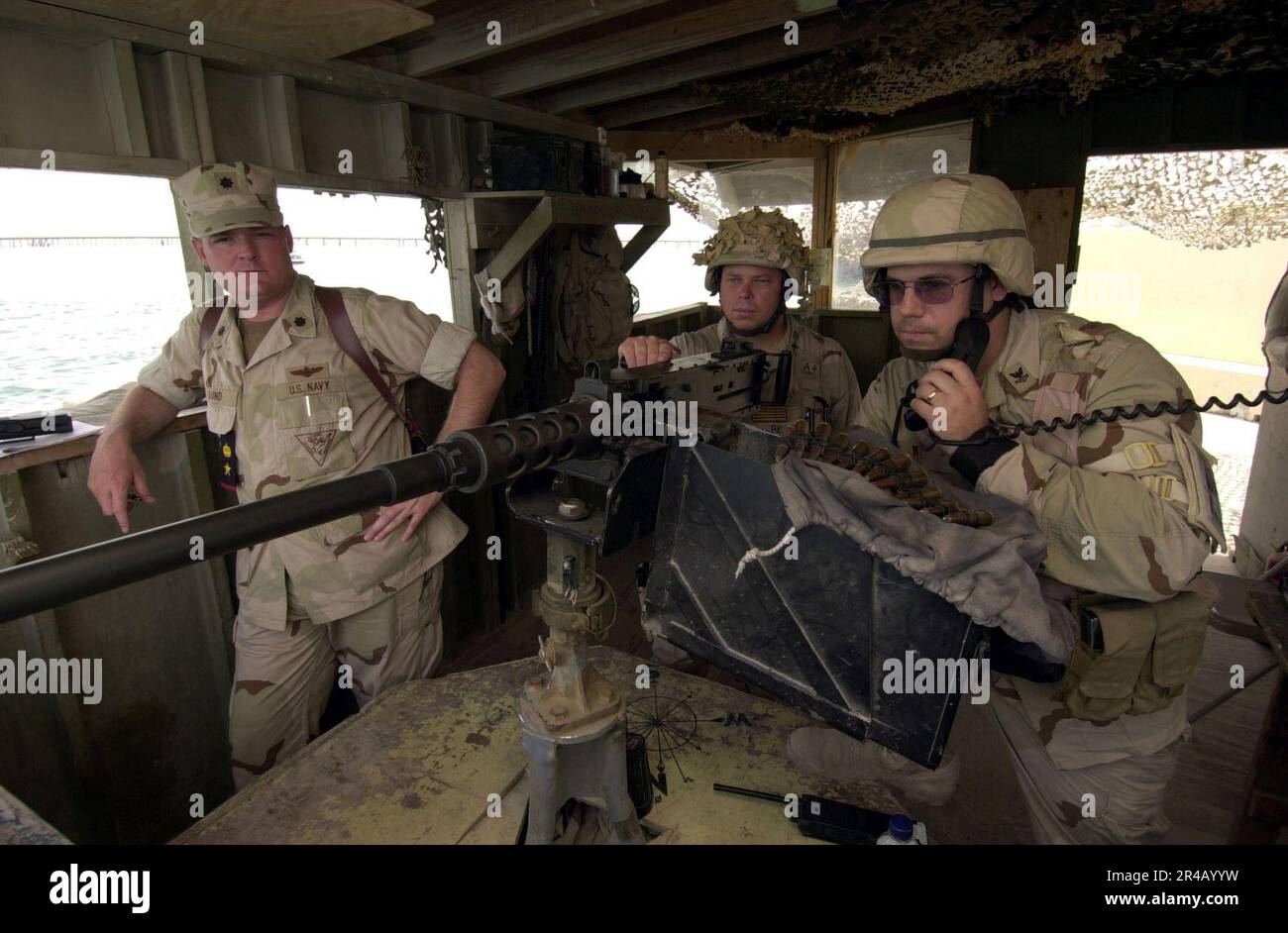 US Navy Executive Officer, Mobile Inshore Undersea Warfare Unit One ...