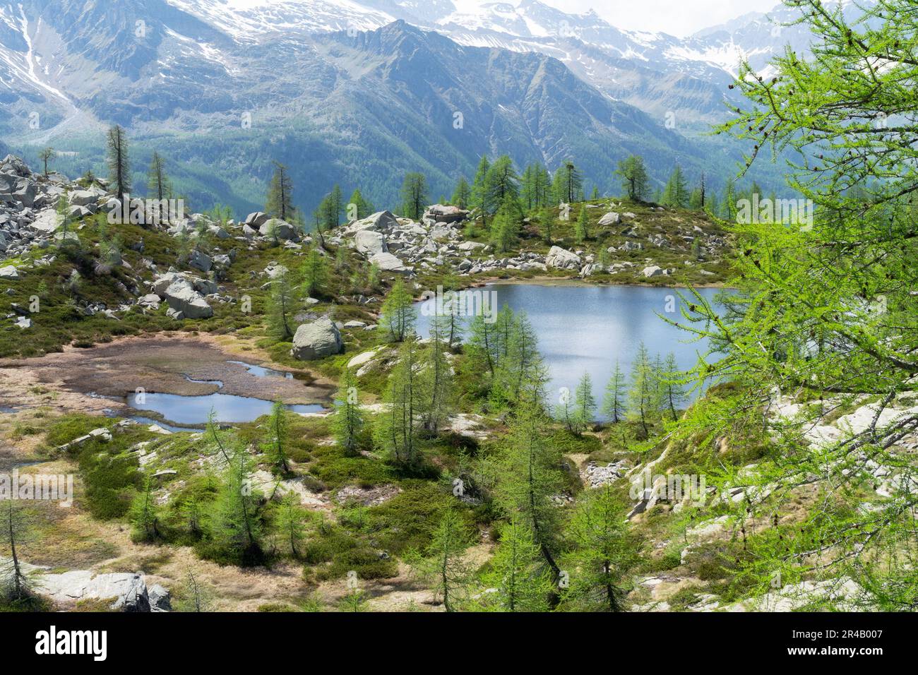 A majestic view of the stunning Laghi di Bellagarda located in the Gran ...