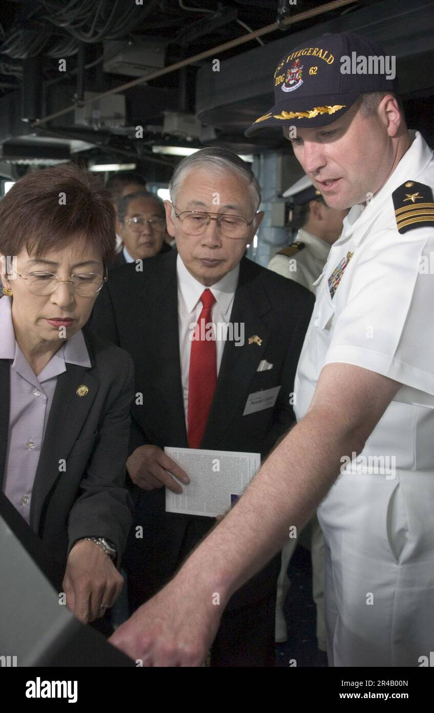 US Navy Commanding Officer, USS Fitzgerald (DDG 62), Cmdr. Brad Smith ...