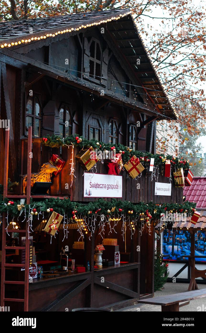 Entrance from street christmas hi-res stock photography and images - Alamy
