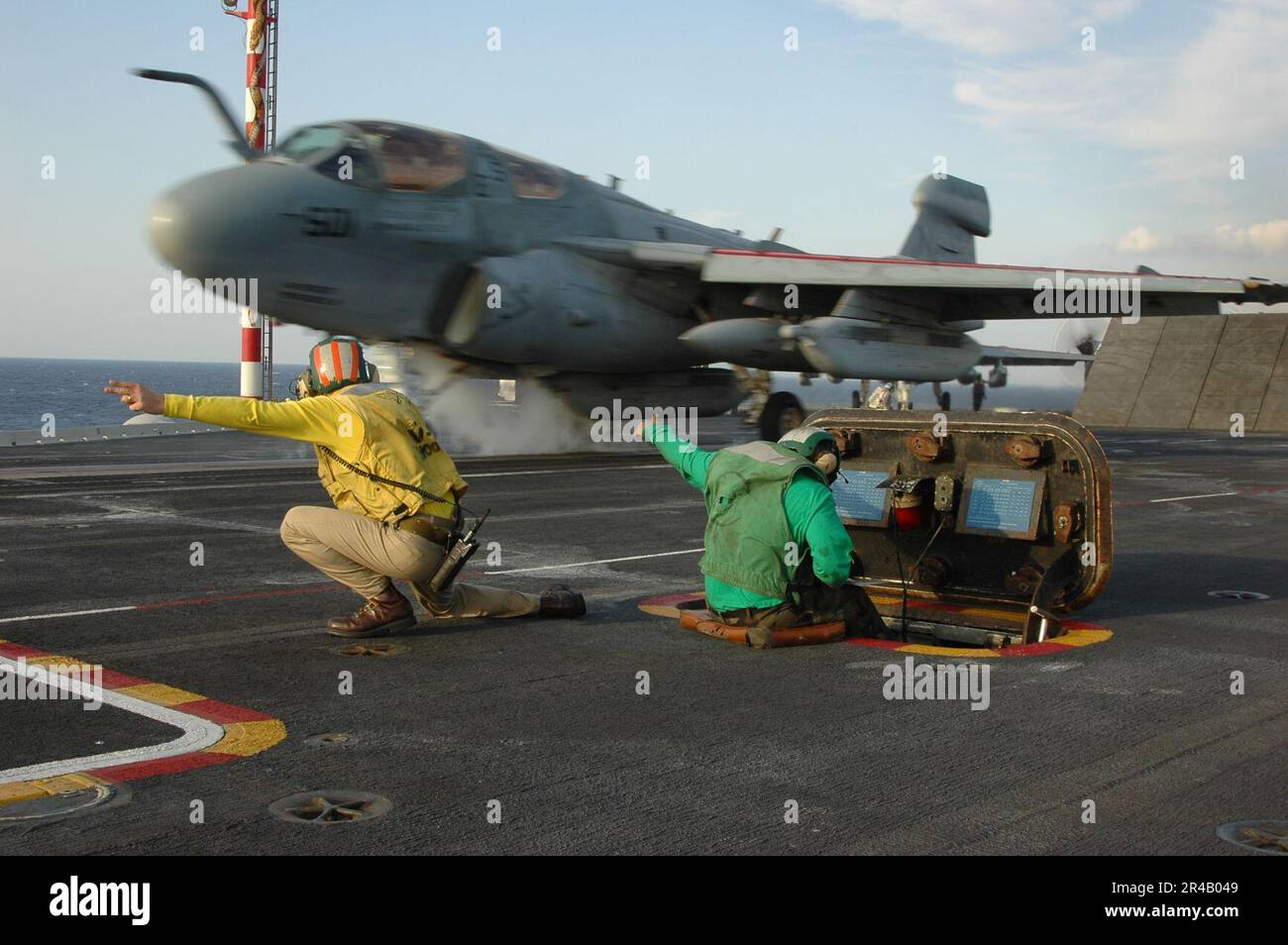 US Navy An E-A-6B Prowler from Electronic Warfare Squadron One Three ...