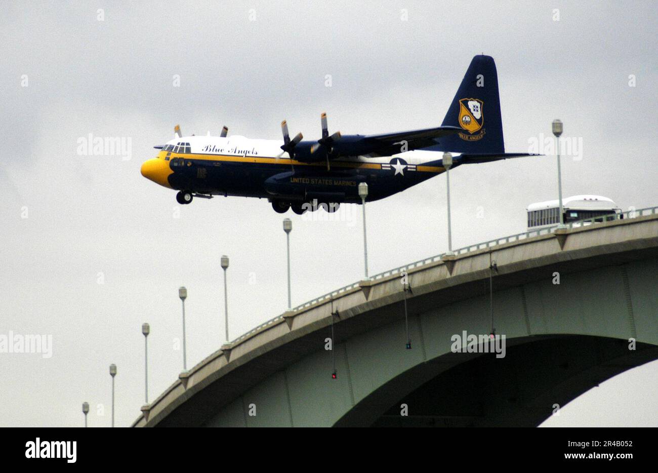 US Navy The U.S. Marine Corps C-130 Hercules, Fat Albert, assigned to ...