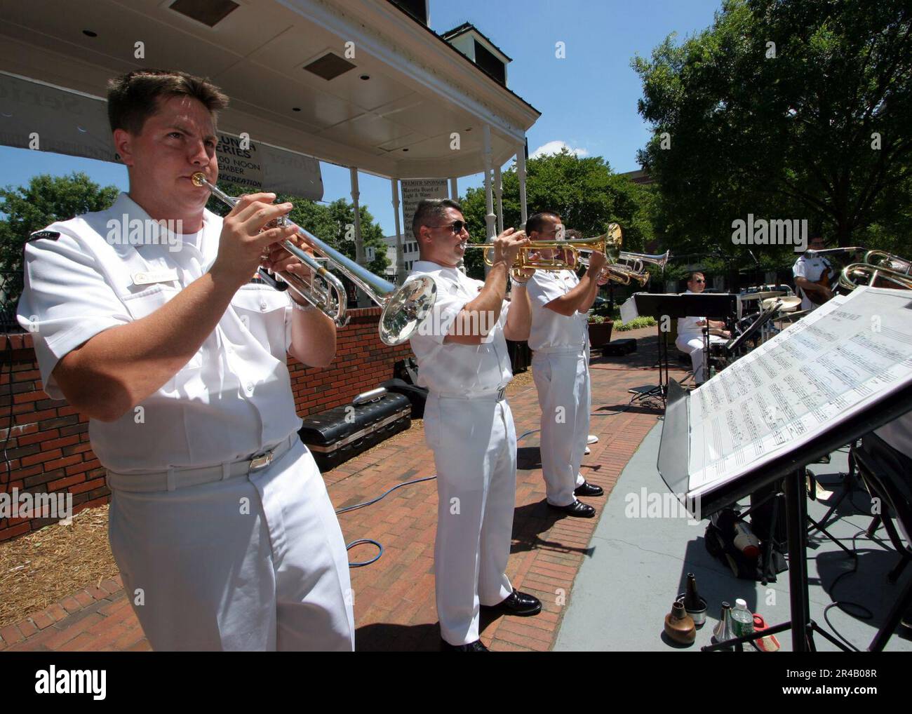 US Navy The U.S. Navy Band Southeast Jazz Ensemble performs during a ...