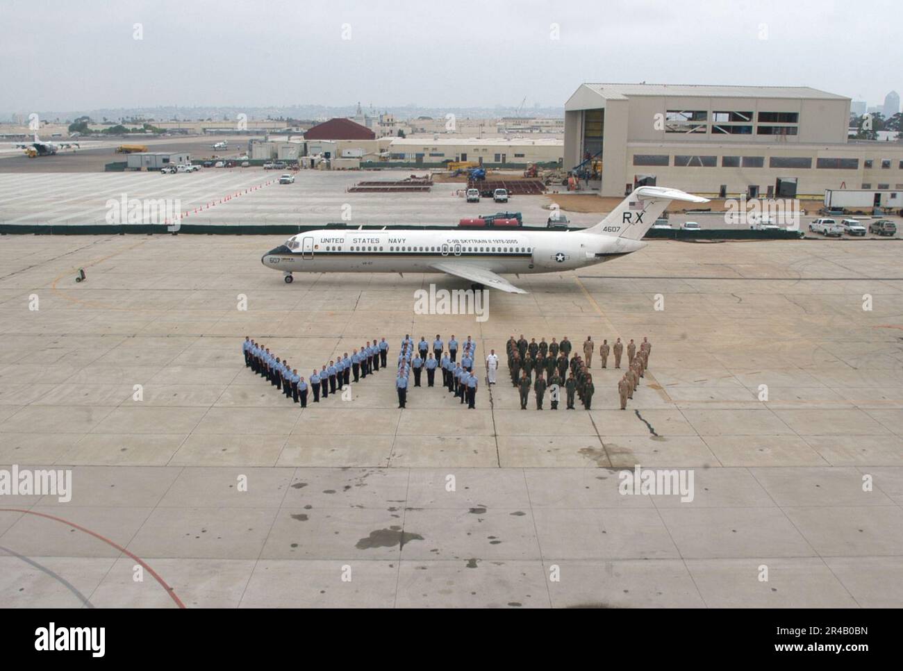 US Navy Sailors assigned to Fleet Logistics Support Squadron Five Seven ...