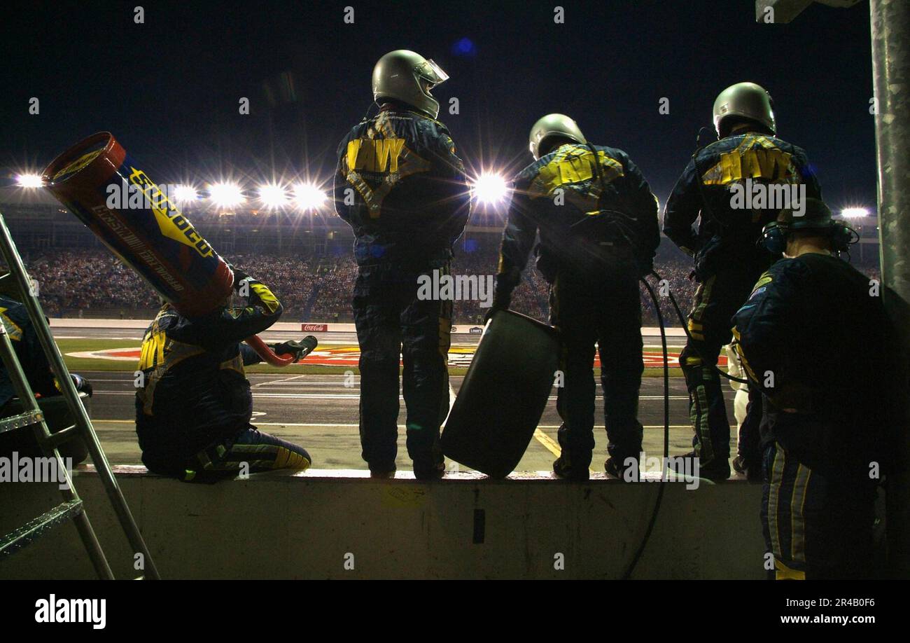 US Navy The pit crew stands by for the No. 14 Navy ''Accelerate Your ...