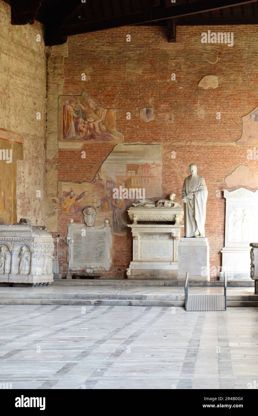 Pisa, Italy 04.27.2018: The Camposanto Monumentale, the ancient ...