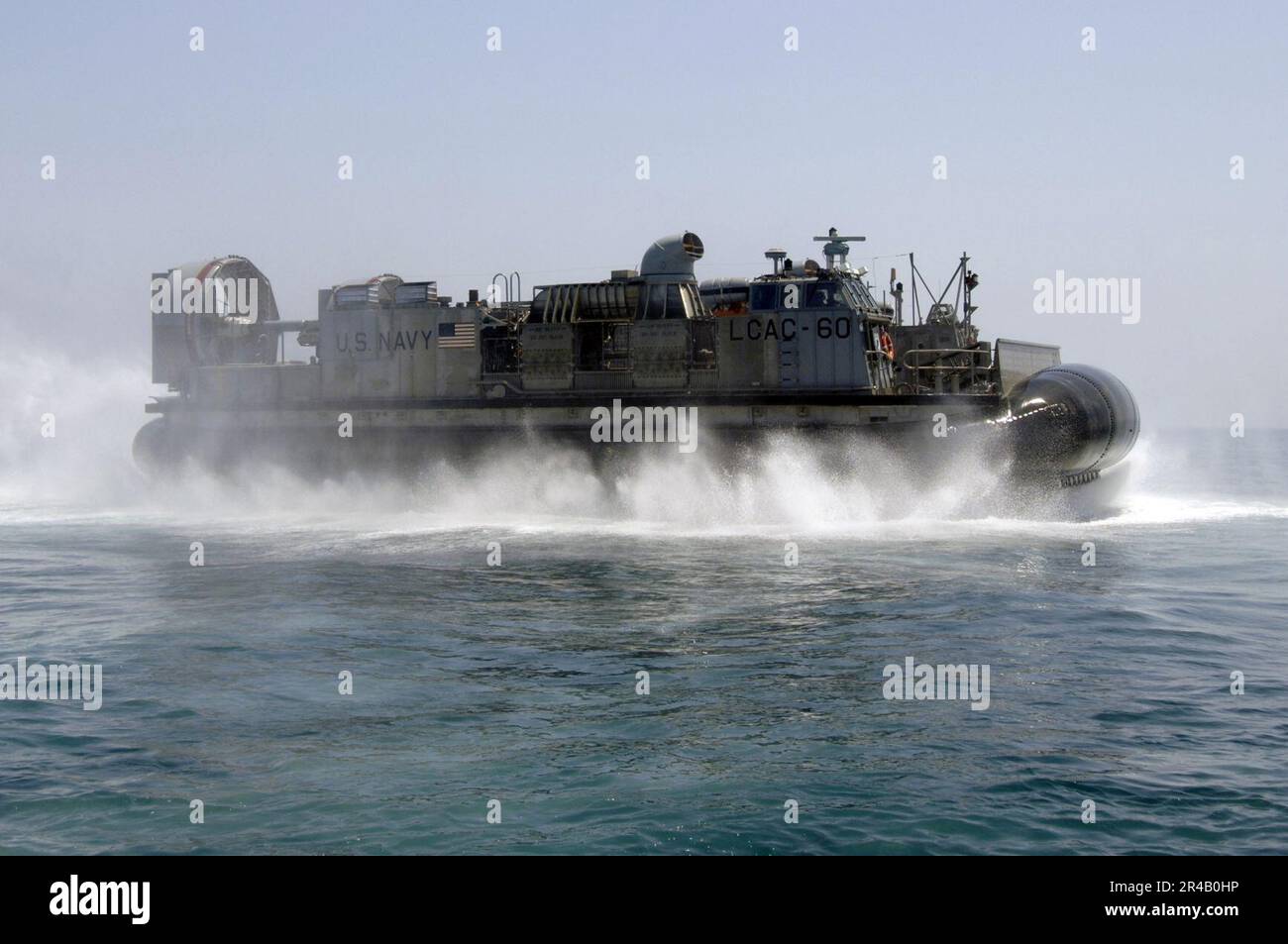 US Navy A Landing Craft, Air Cushion (LCAC), assigned to Assault Craft ...
