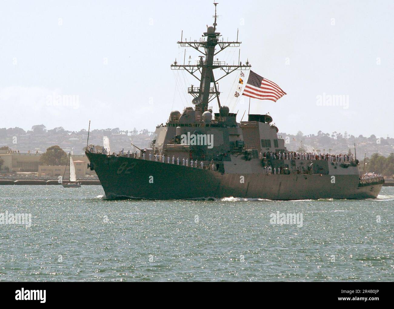 US Navy The guided missile destroyer USS Lassen (DDG 82), assigned to ...