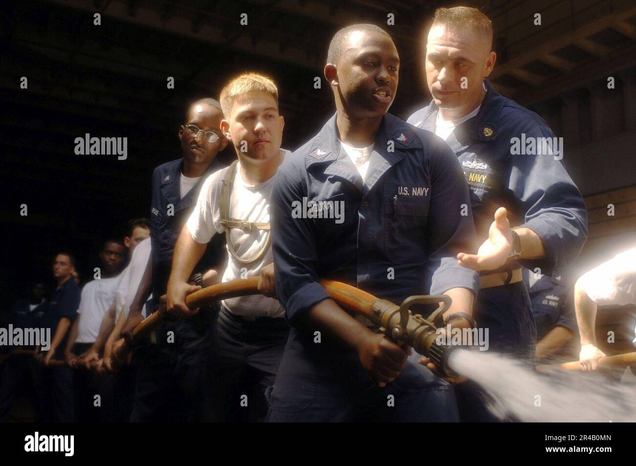 US Navy Disbursing Clerk 3rd Class receives instruction and training ...