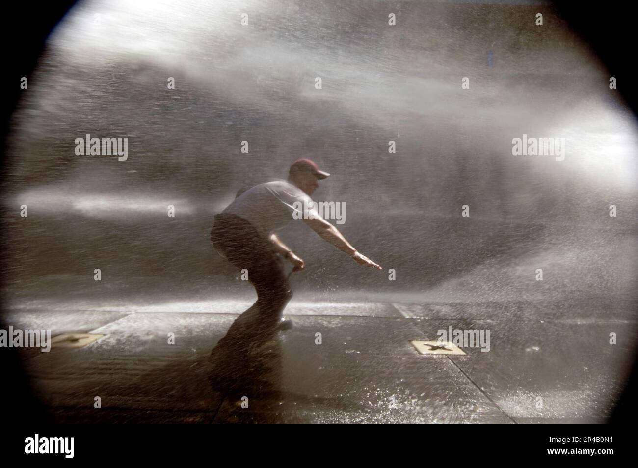 US Navy A Sailor assigned to the dock landing ship USS Ashland (LSD 48 ...