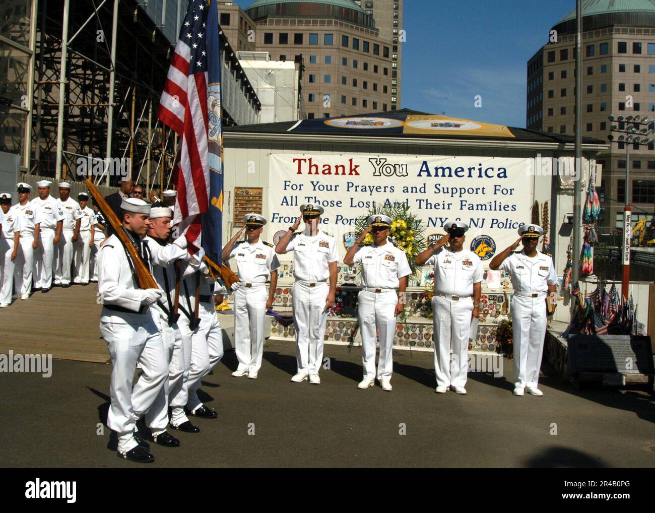 US Navy The honor guard assigned to USS John F. Kennedy (CV 67 ...