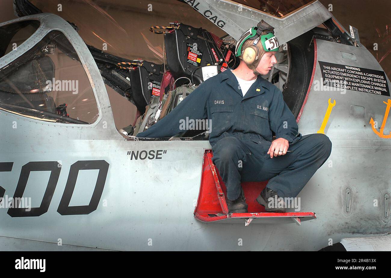 US Navy Aviation Structural Mechanic Airman assigned to the ''Rooks ...