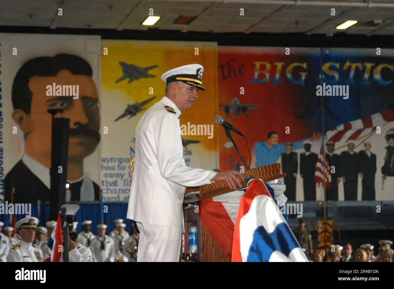 US Navy The Nimitz-class aircraft carrier USS Theodore Roosevelt (CVN ...